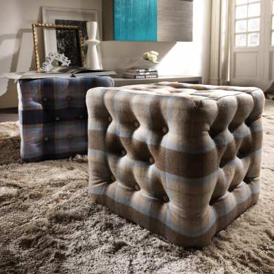 Upholstered pouf Bourby | milanomondo